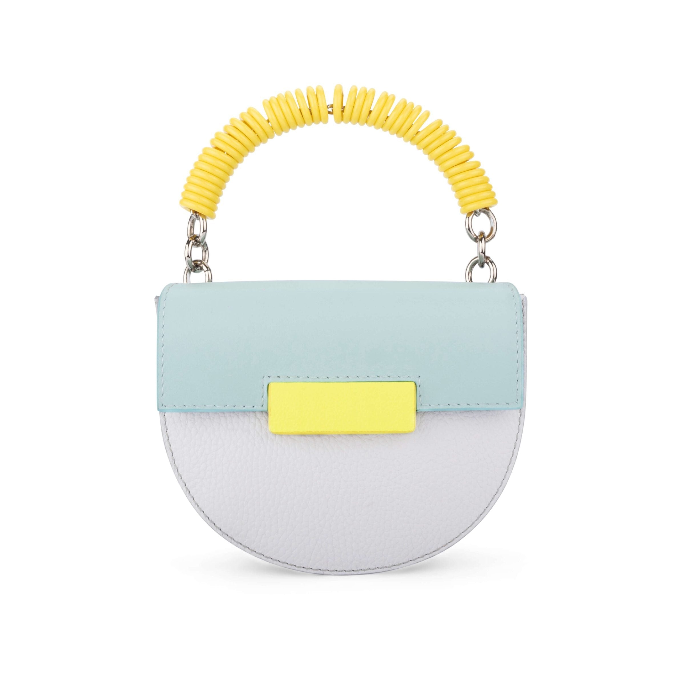 The Bounce Bag - Sky Blue + Neon Yellow – Lone Design Club